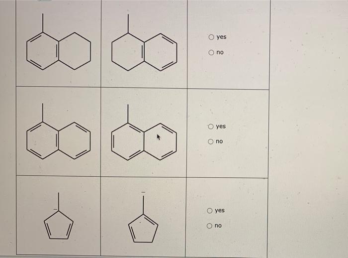 Solved Decide Whether Each Row Is A Set Of Resonance