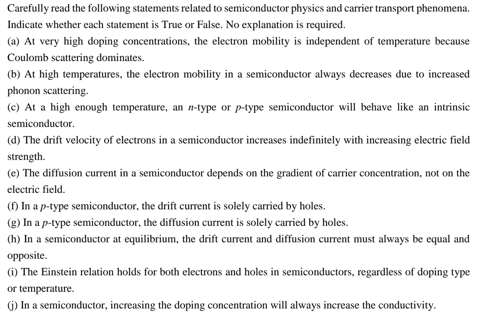 Solved Carefully read the following statements related to | Chegg.com
