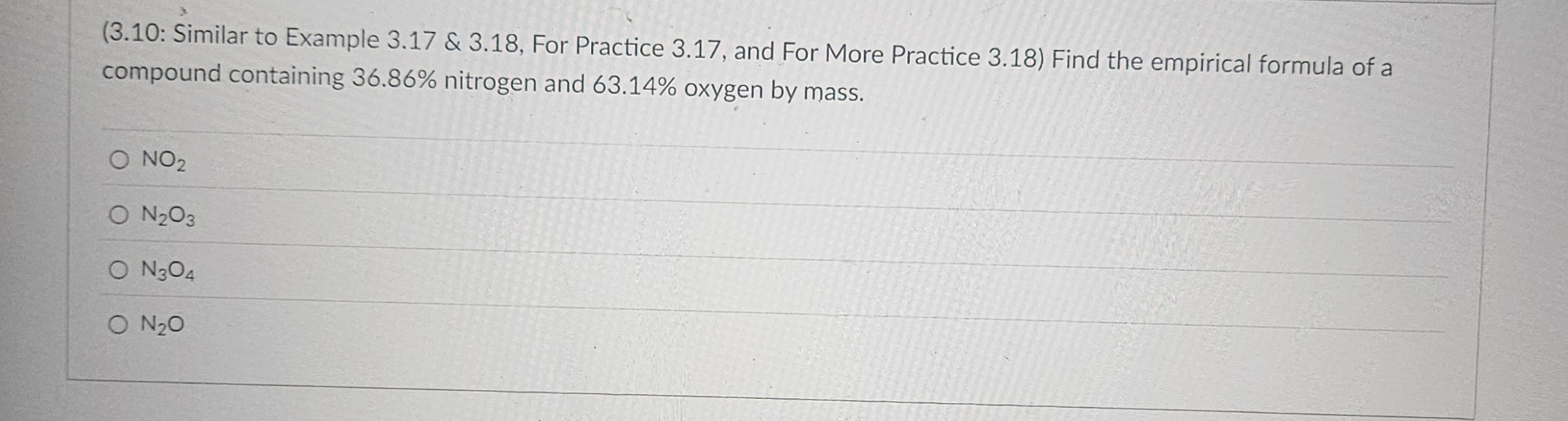 Solved (3.10: Similar to Example 3.17 ﻿& 3.18, ﻿For Practice | Chegg.com