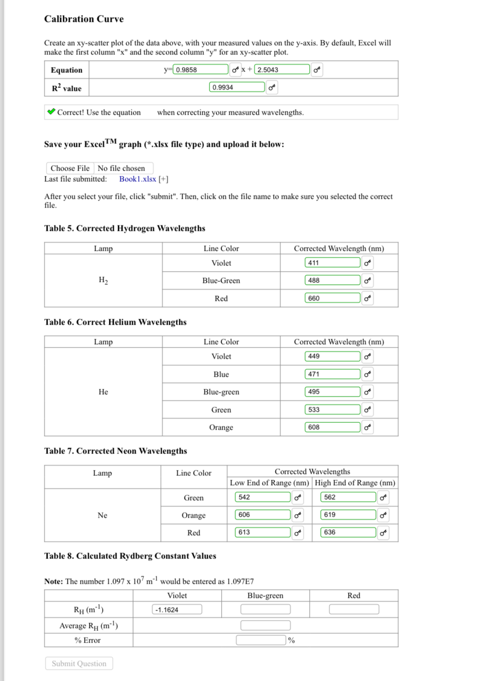 Solved Calibration CurveCreate an xy-scatter plot of the | Chegg.com