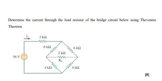 [solved] Determine The Current Through The Load R