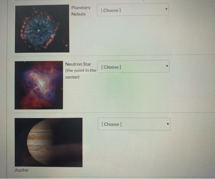 Solved Rank the following objects in order of size from 1 | Chegg.com