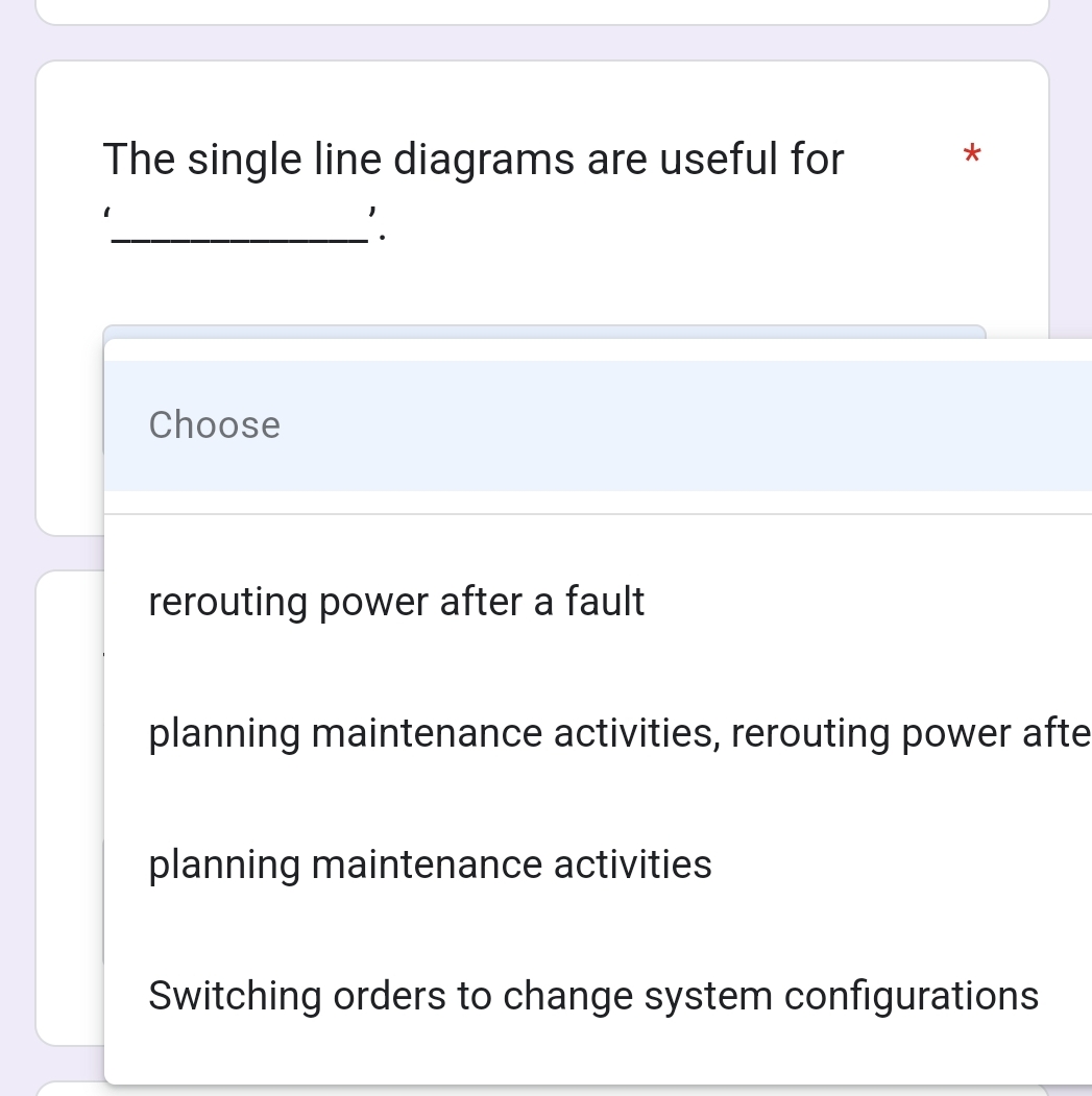 Solved The single line diagrams are useful | Chegg.com