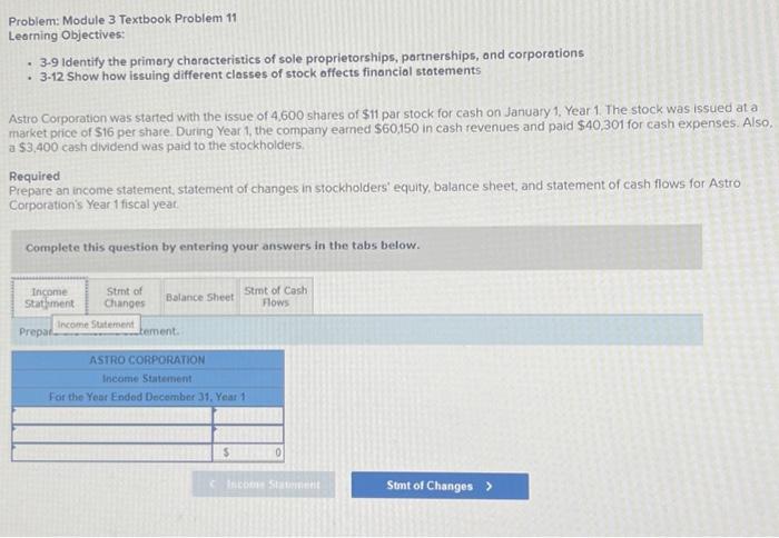 Solved Problem: Module 3 Textbook Problem 11 Leorning | Chegg.com