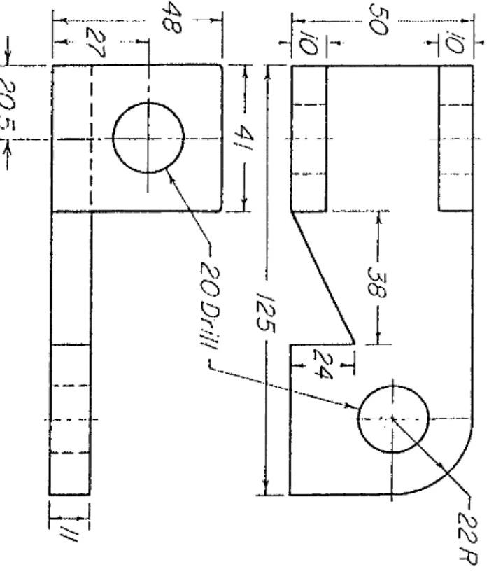 Solved draw this in 3 d in AutoCAD . | Chegg.com