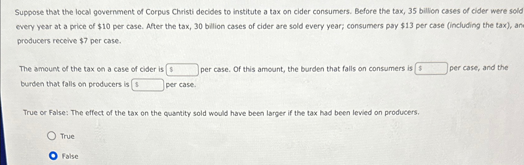Solved Suppose that the local government of Corpus Christi | Chegg.com