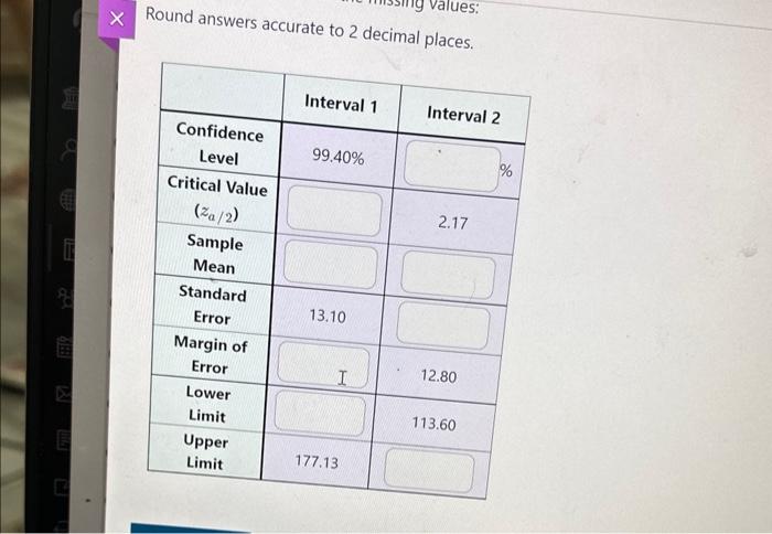 Solved When constructing the confidence interval a | Chegg.com