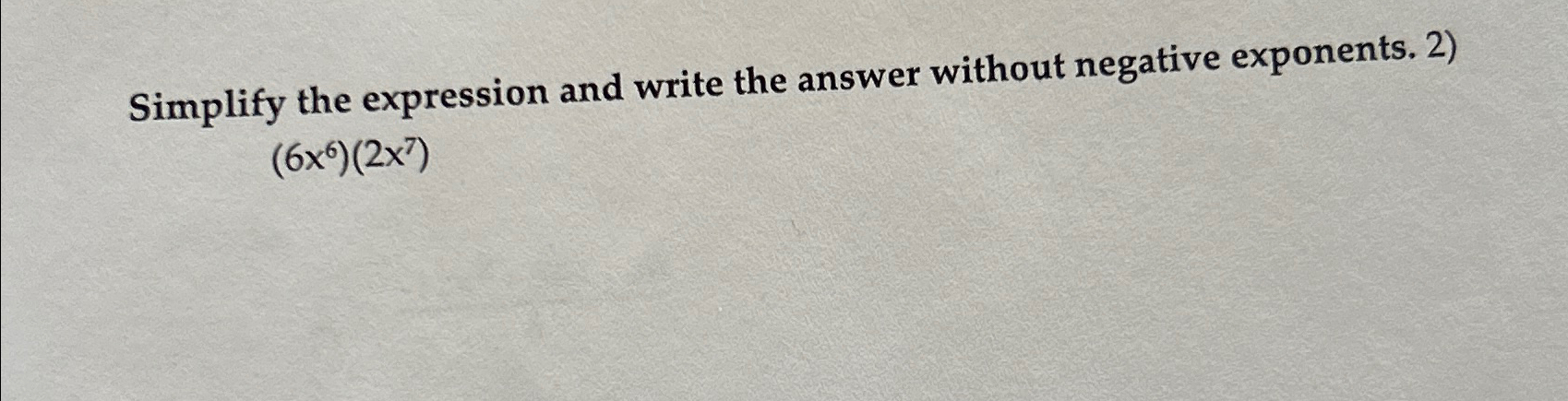 Solved Simplify the expression and write the answer without | Chegg.com