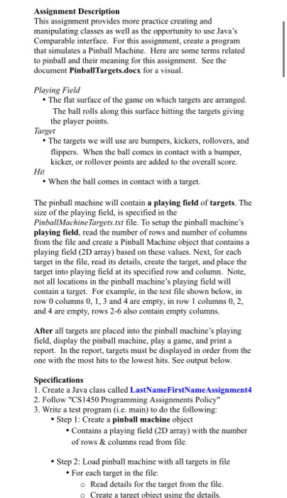 Solved Assignment Description This assignment provides more | Chegg.com