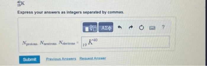 Express your answers as integers separated by commas. | Chegg.com