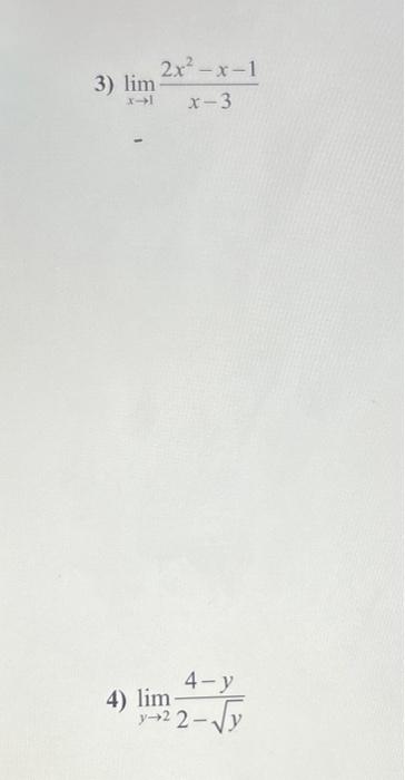 Solved Find the limits of the following functions | Chegg.com