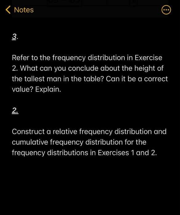 Solved Notes Identify the class width, class boundaries, and | Chegg.com