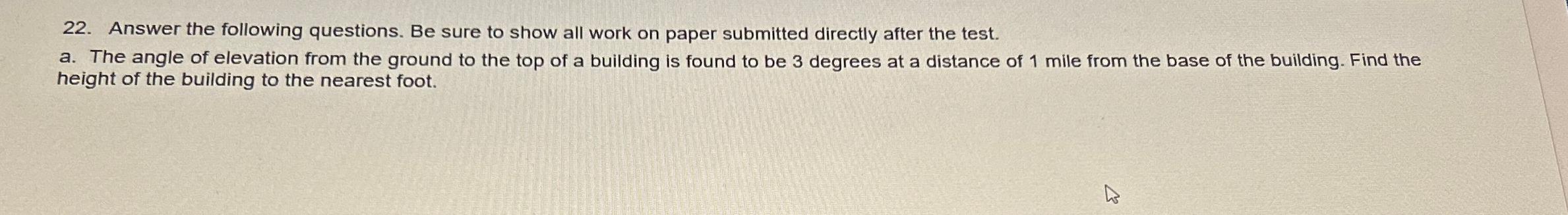 Solved Answer the following questions. Be sure to show all | Chegg.com