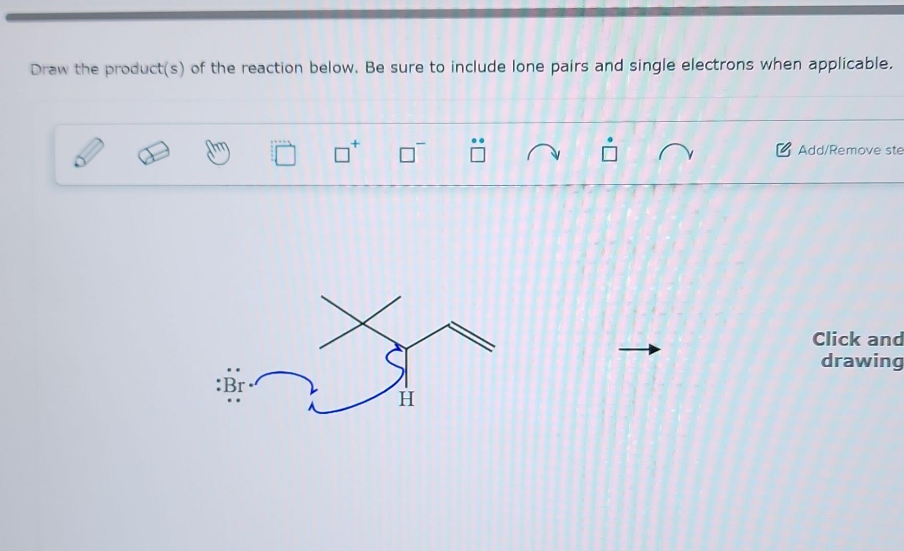 Solved Draw the product(s) of the reaction below. Be sure to | Chegg.com