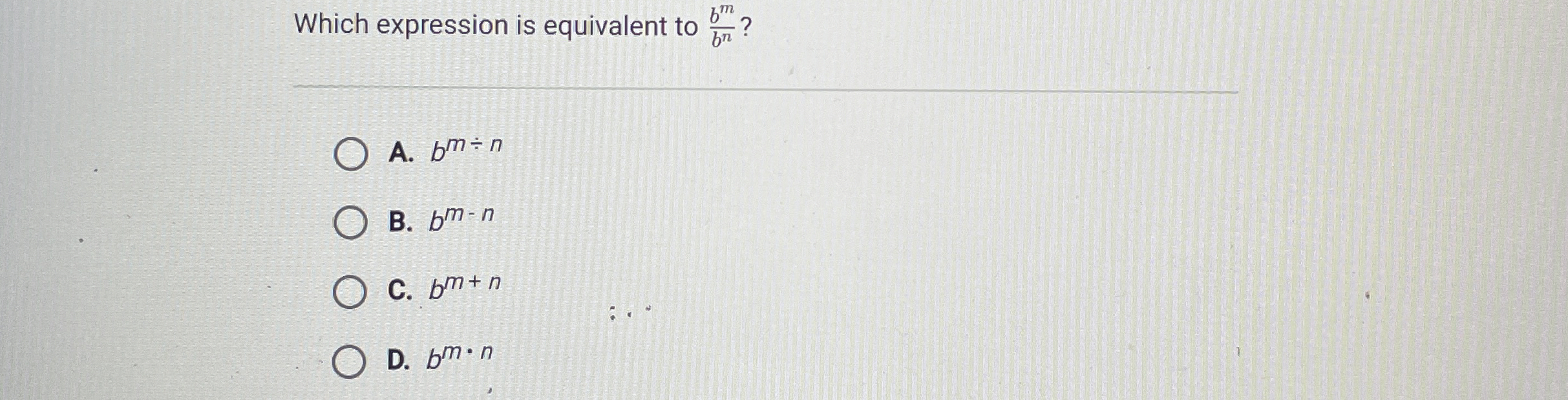 Solved Which expression is equivalent to | Chegg.com