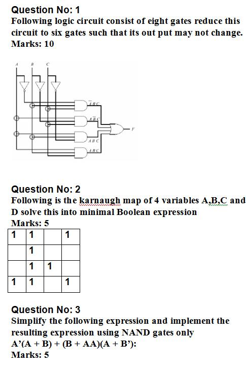 Solved Following logic circuit consist of eight gates reduce | Chegg.com
