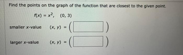 Solved Find the points on the graph of the function that are | Chegg.com