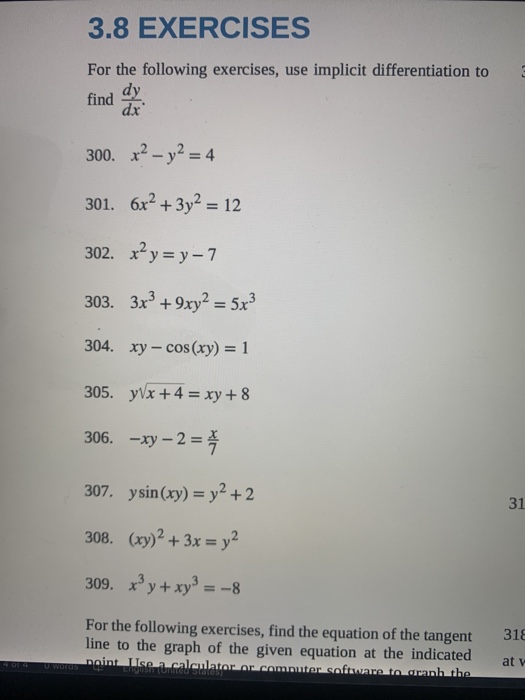 Solved find 3.8 EXERCISES For the following exercises, use | Chegg.com