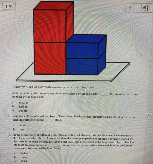 Solved 176 +- a Figure 10A-4. Two red blocks and two blue | Chegg.com