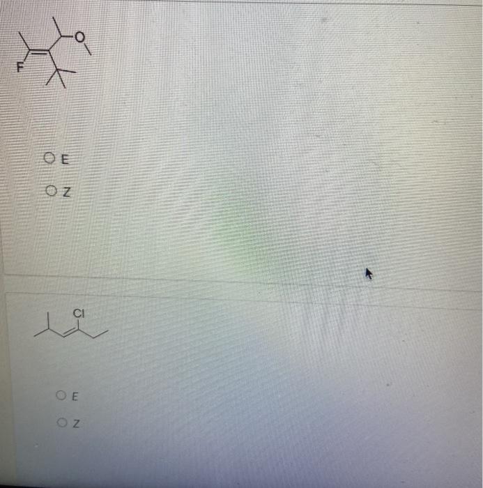 Solved For each of the following alkenes, assign the | Chegg.com