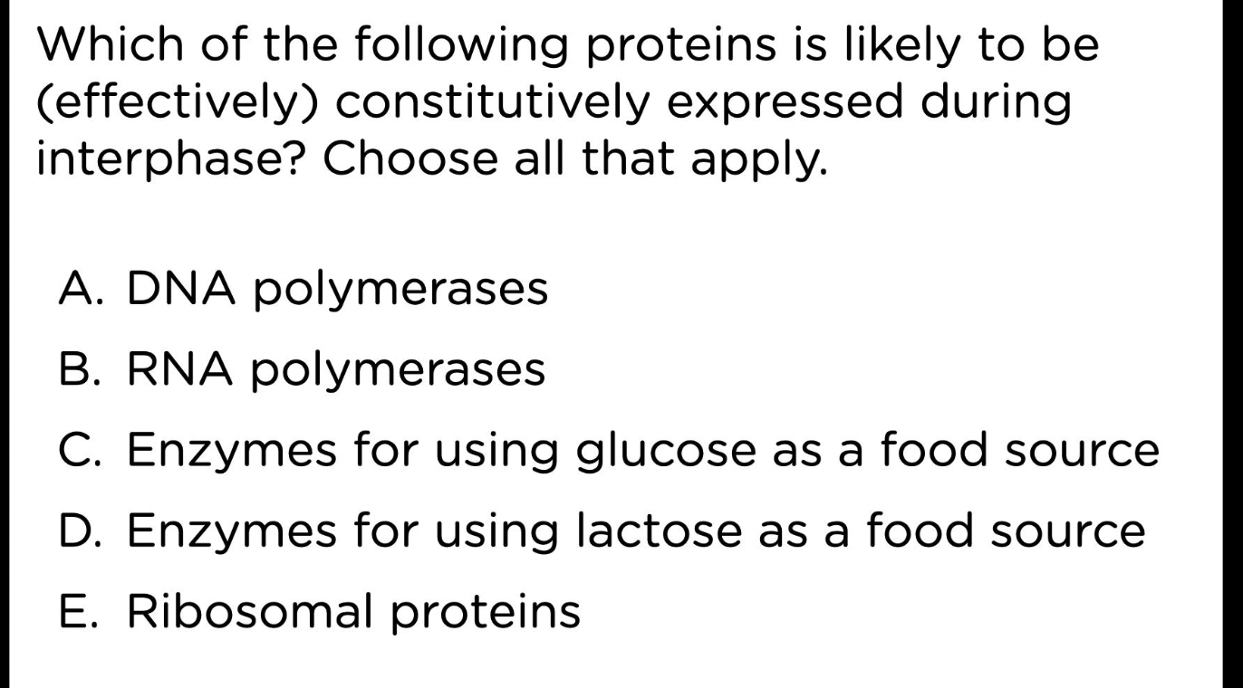Solved Which of the following proteins is likely to be | Chegg.com