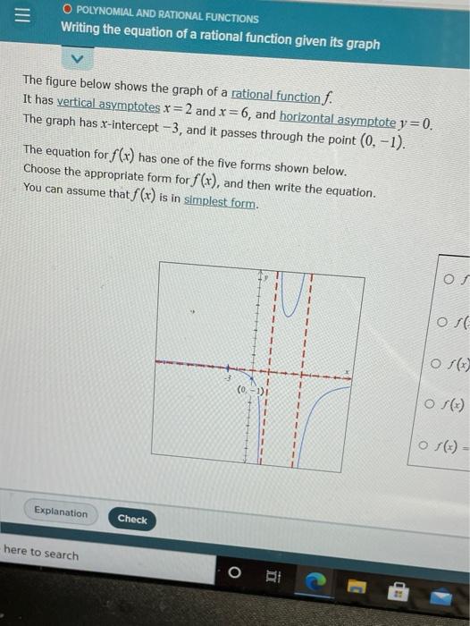 Solved O POLYNOMIAL AND RATIONAL FUNCTIONS Writing the | Chegg.com