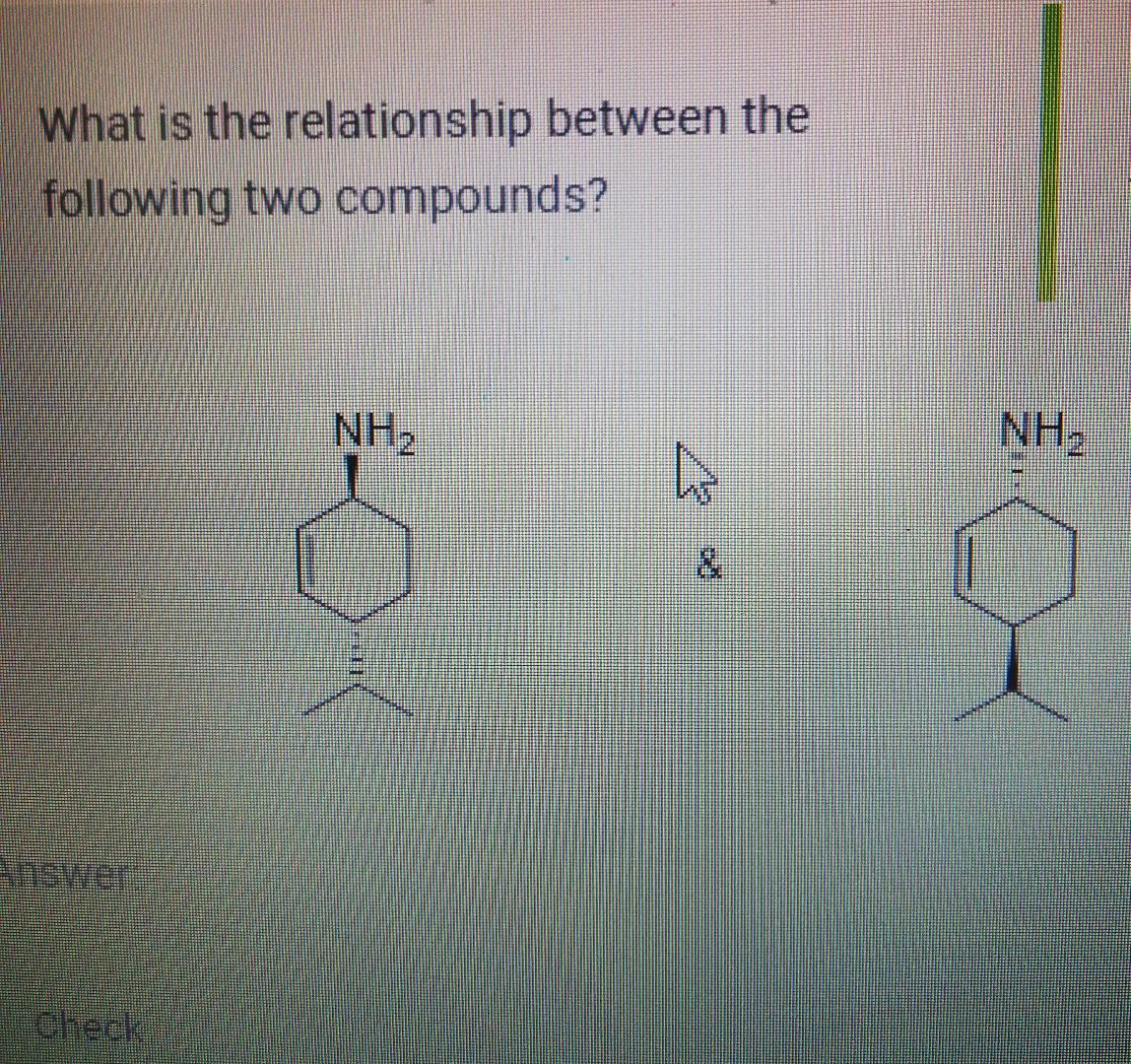 Solved What is the relationship between the following two | Chegg.com