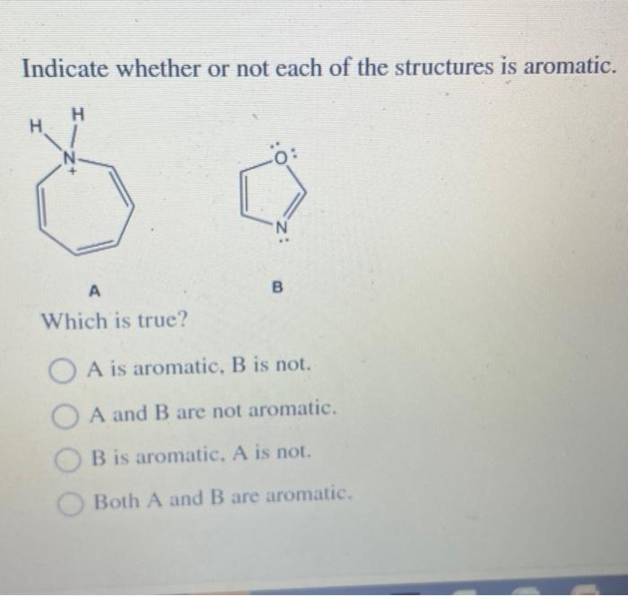 Solved Indicate whether or not each of the structures is | Chegg.com