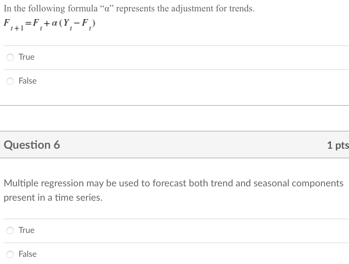 Solved In the following formula " α " ﻿represents the | Chegg.com
