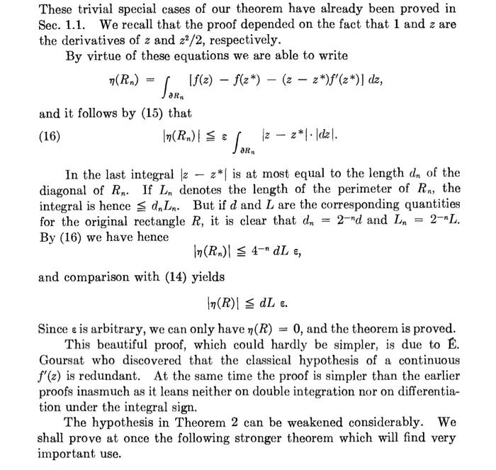 Solved Exercise 1. In the lecture, we have proved Cauchy's | Chegg.com