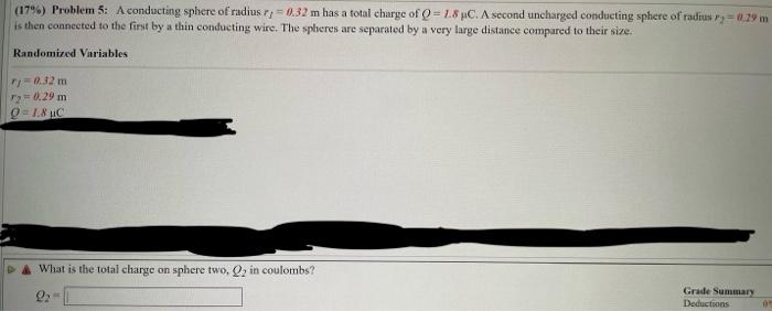 Solved (17\%) Problem 5: N conducting sphere of radius | Chegg.com