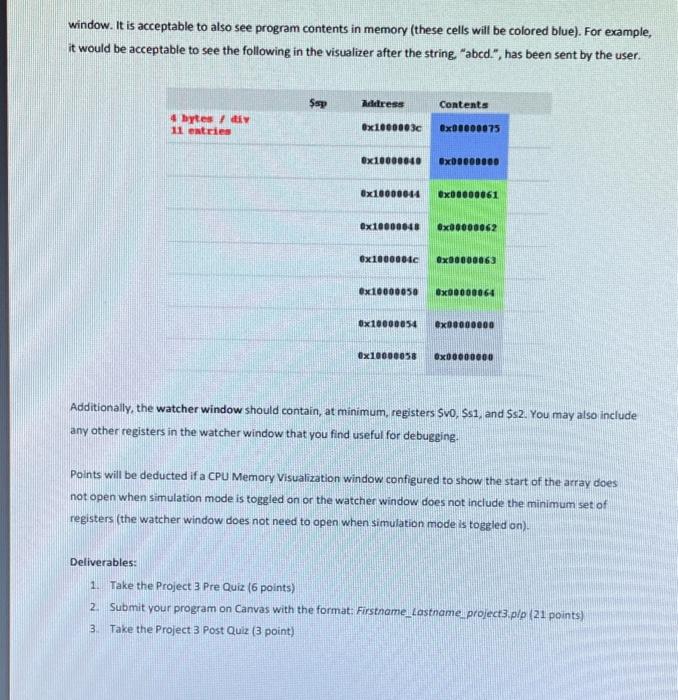 Solved The Task In this project, you will be writing a | Chegg.com