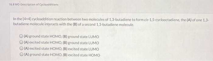 Solved 1,3,5-Hexatriene has pi bonding MO(s) and pi | Chegg.com