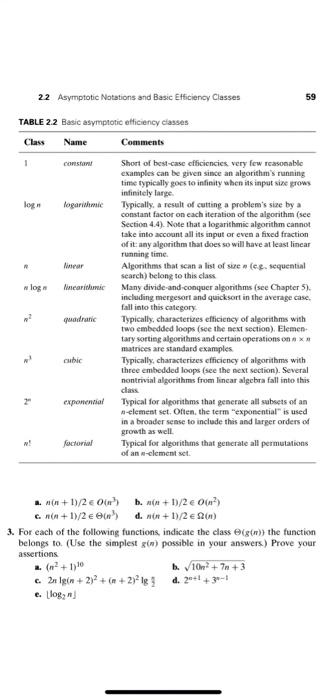 Solved Fundamentals of the Analysis of Algorithm Efficiency | Chegg.com