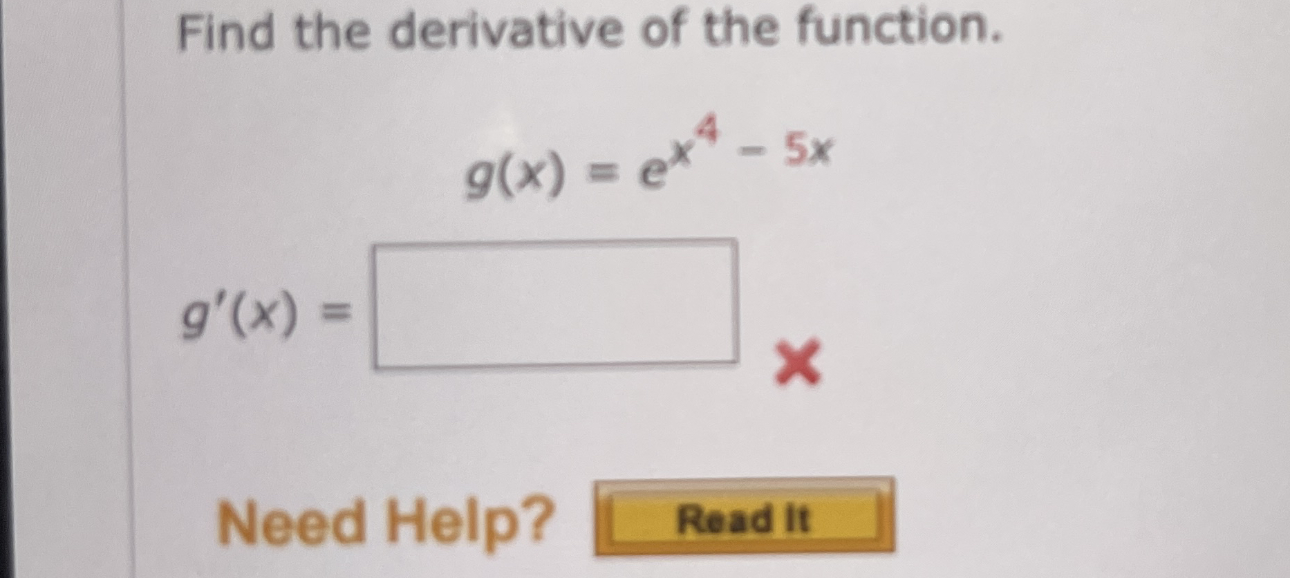 Solved Find the derivative of the | Chegg.com