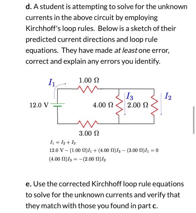 Solved 2. A Multi-loop Circuit Consider the following | Chegg.com
