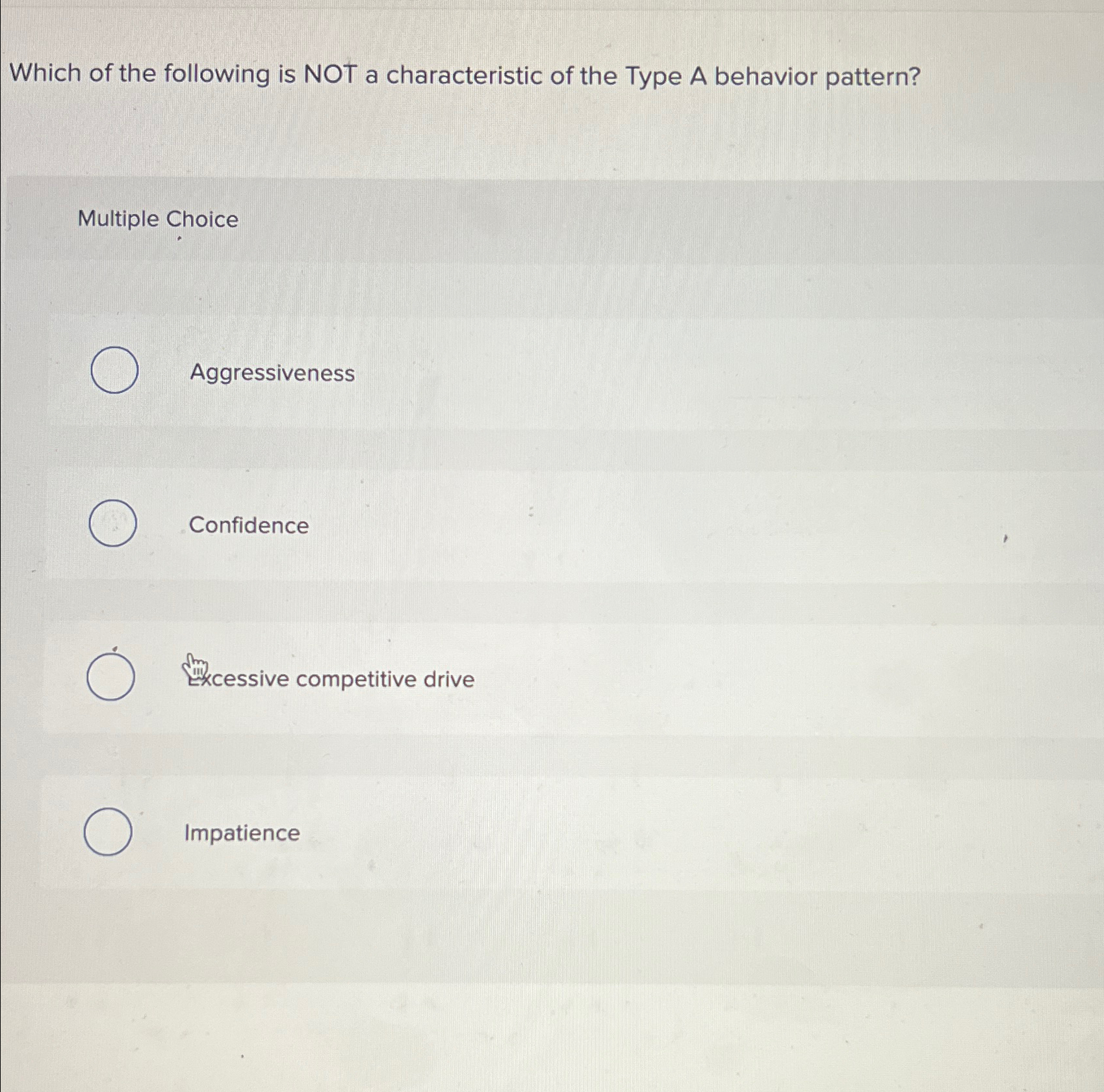 Solved Which of the following is NOT a characteristic of the | Chegg.com