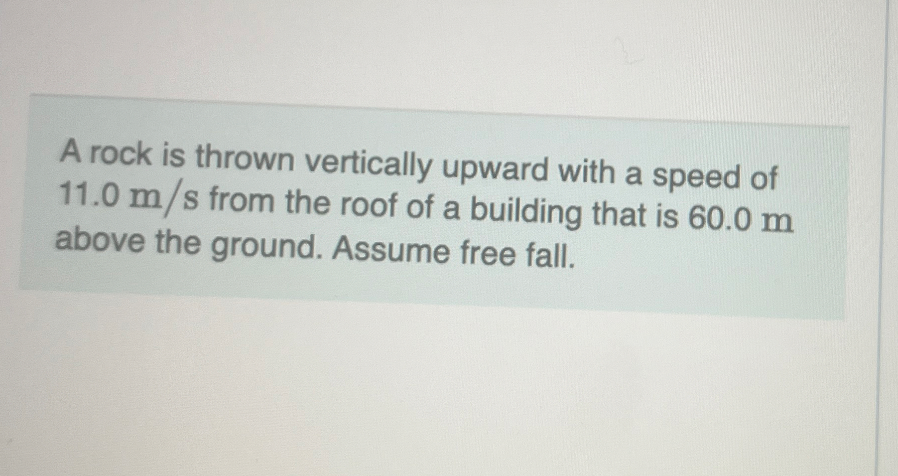 A rock is thrown vertically upward with a speed of | Chegg.com
