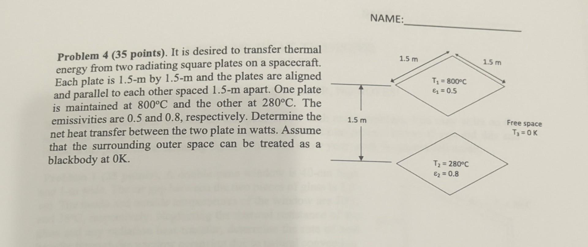 Solved NAME: Problem 4 (35 points). It is desired to | Chegg.com