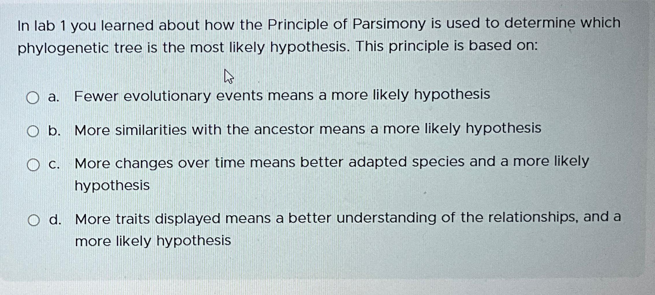 Solved In lab 1 ﻿you learned about how the Principle of | Chegg.com