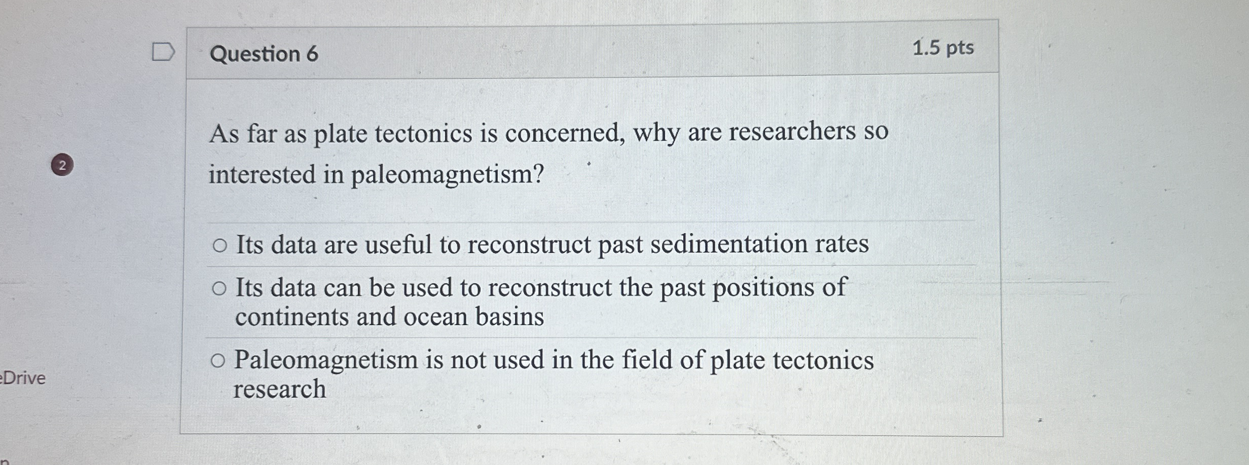 Solved Question 6As far as plate tectonics is concerned, why | Chegg.com