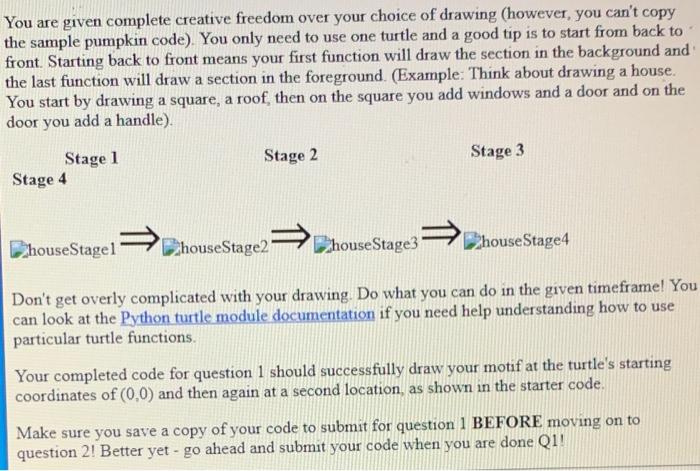 Solved Question 1: Modularized Motif In this question you | Chegg.com
