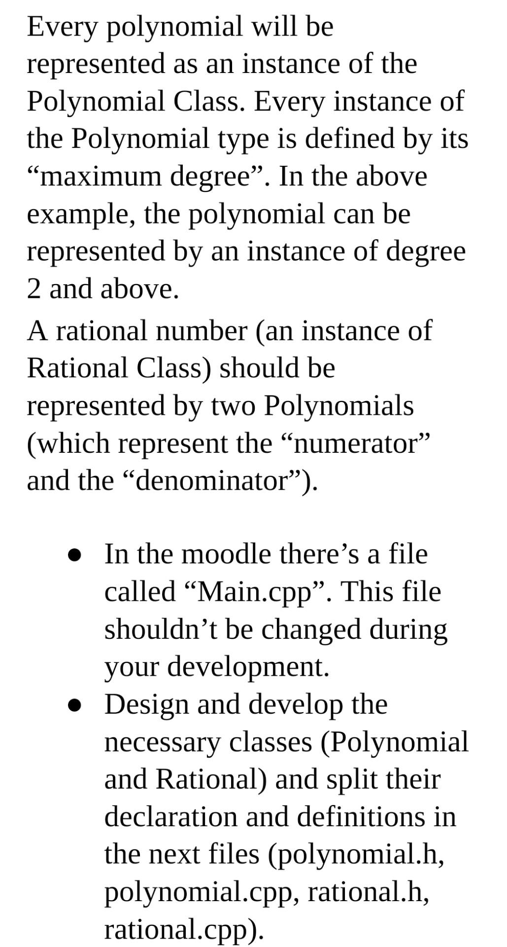 Solved A polynomial example can be: x2−2⋅x⋅p(x)=3+1 A | Chegg.com