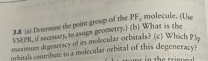 Solved What is the point group of the following molecules; | Chegg.com