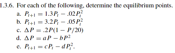 Solved .3.6. For each of the following, determine the | Chegg.com