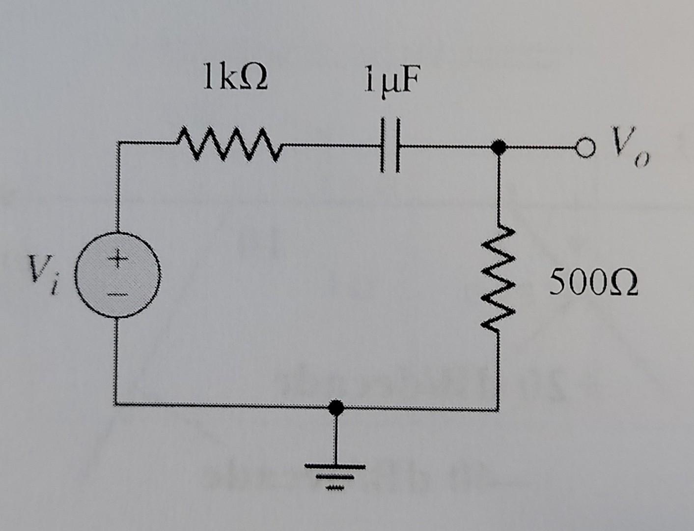 Solved what is the 3db cutoff frequency and what is the | Chegg.com