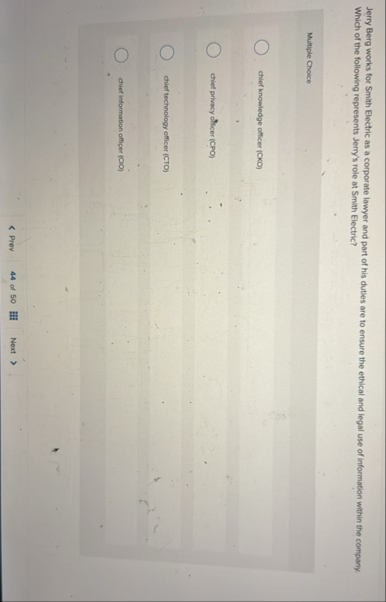 Solved Jerry Berg works for Smith Electric as a corporate | Chegg.com