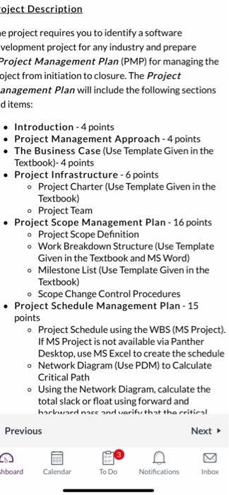 Solved oject Description ie project requires you to identify | Chegg.com