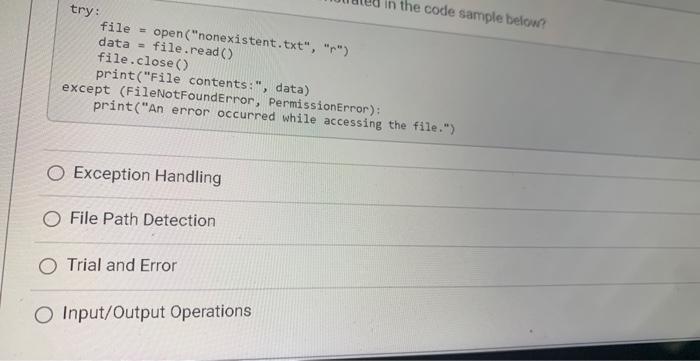 Solved Question 28 What type of control-flow is demonstrated | Chegg.com