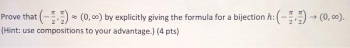 Solved Prove that (-*-3) = (0,00) by explicitly giving the | Chegg.com